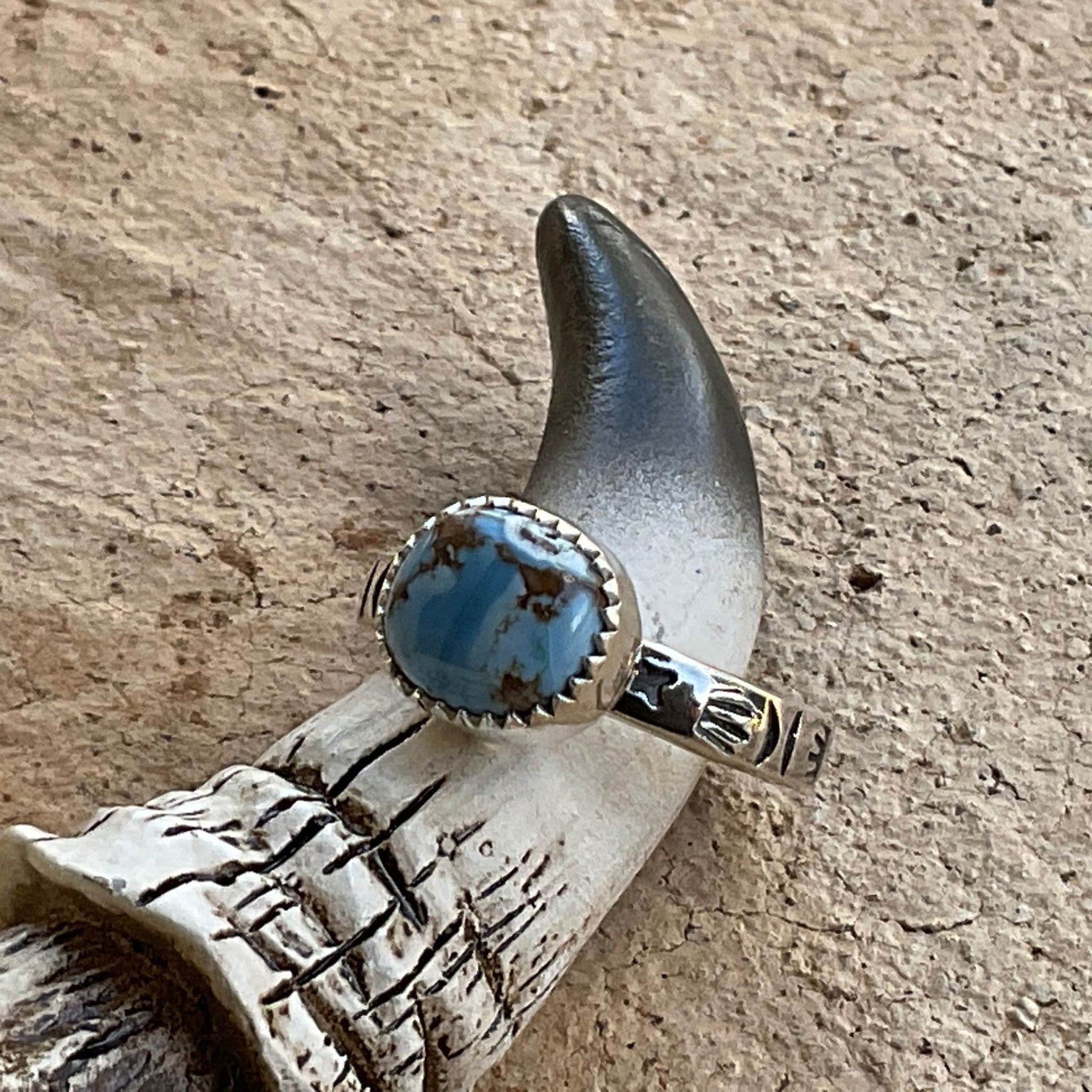 Turquoise Stone Ring #1 - Rustik-D